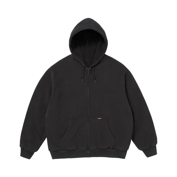 Supreme Reversible Zip Up Hooded Sweatshirt - Black | Editorialist