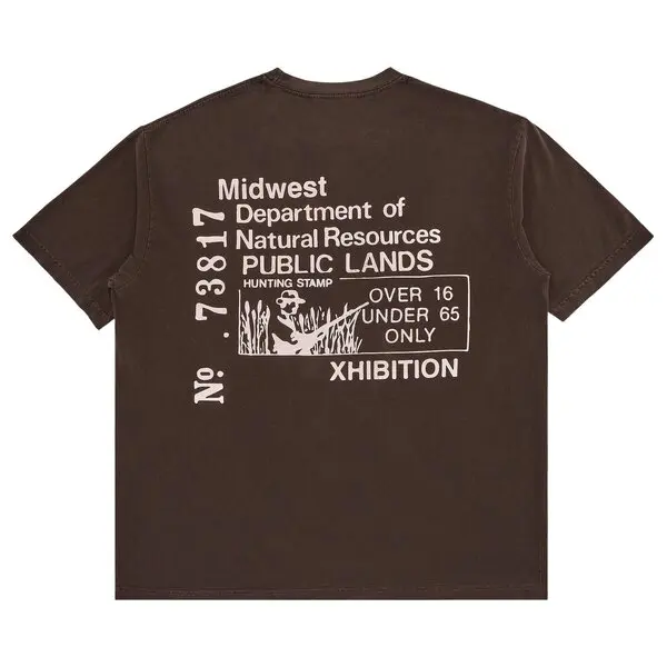 XHIBITION Public Lands T-shirt - Brown