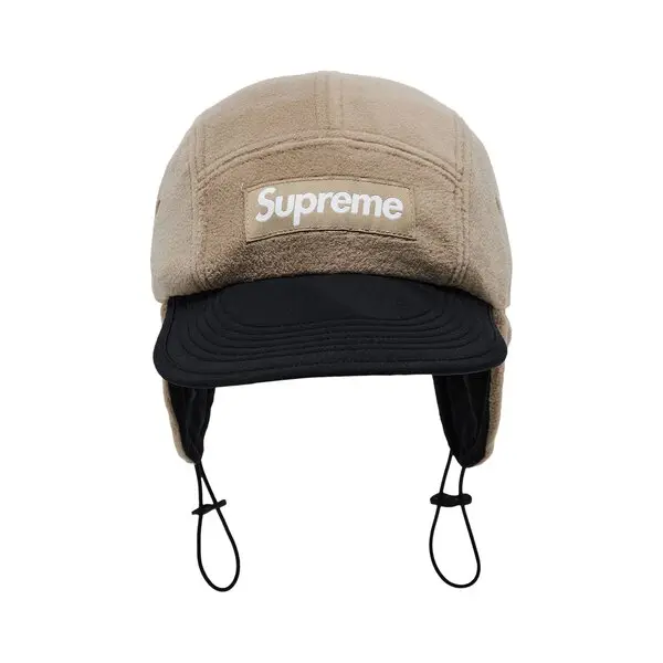Supreme Polartec Earflap Camp Cap - Tan