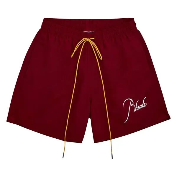Rhude Logo Swim Short - Red