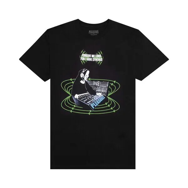 PLEASURES Synth Graphic T-shirt - Black