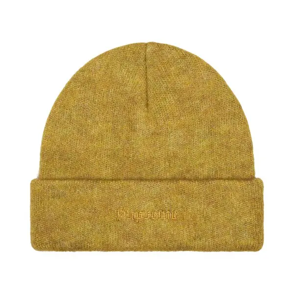 Supreme Mohair Beanie - Yellow