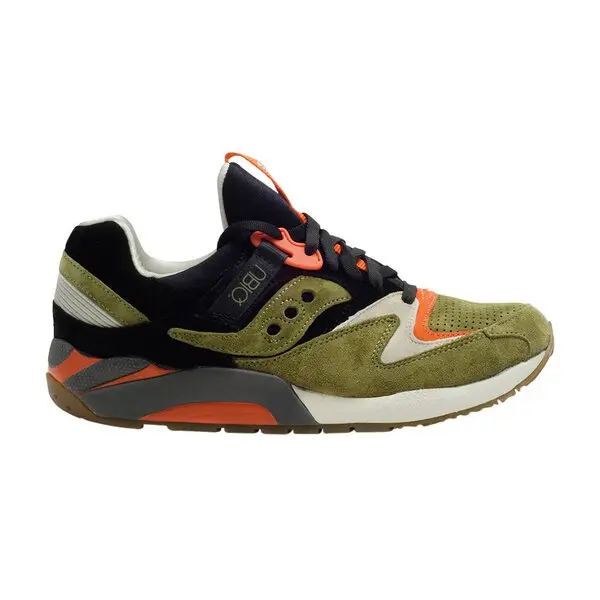 Saucony Ubiq X Grid 9000 'dirty Martini' Sneakers - Green