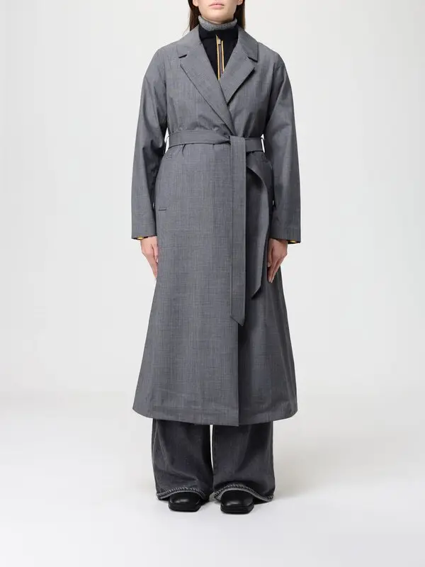 K-WAY Belted Coat - Grey