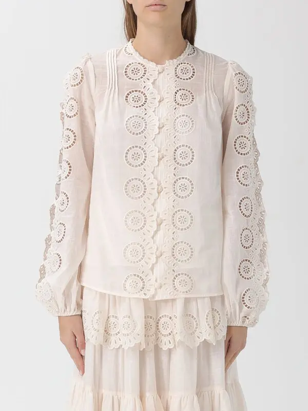 Zimmermann Lace Detailed Shirt