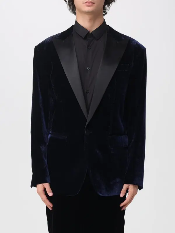 Dsquared2 Velvet Blazer - Blue