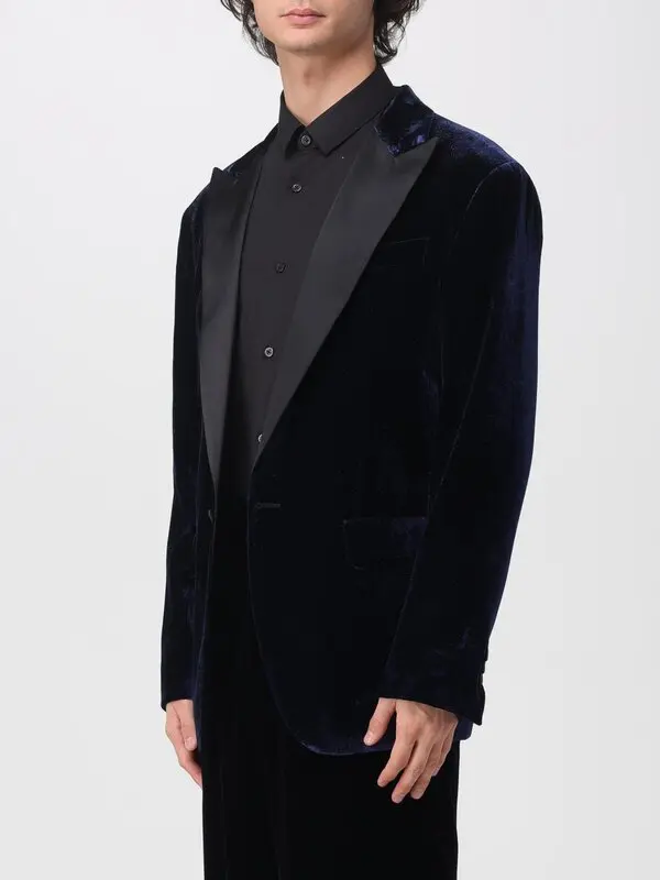 Dsquared2 Velvet Blazer - Blue