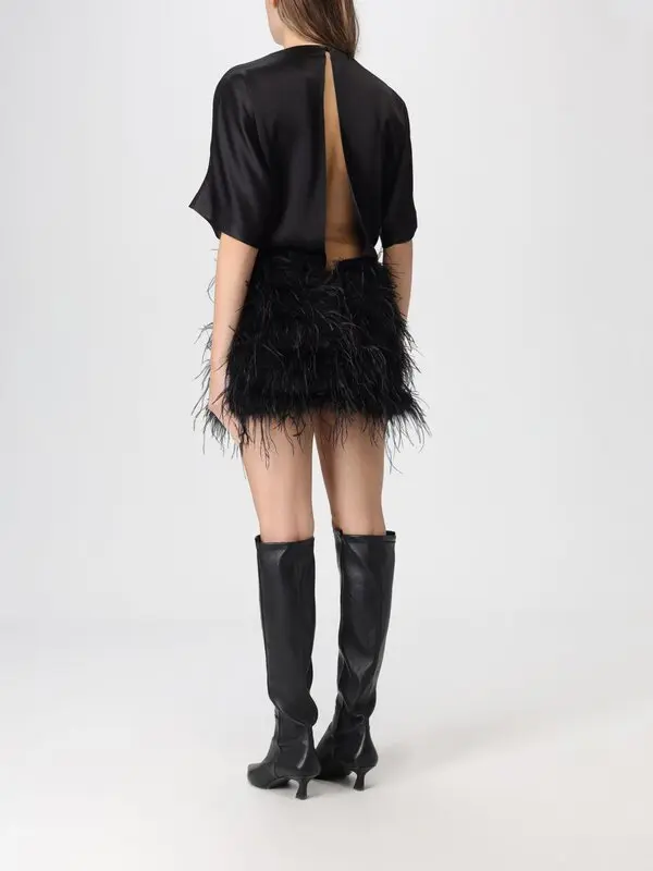 Pinko Feathered Mini Dress