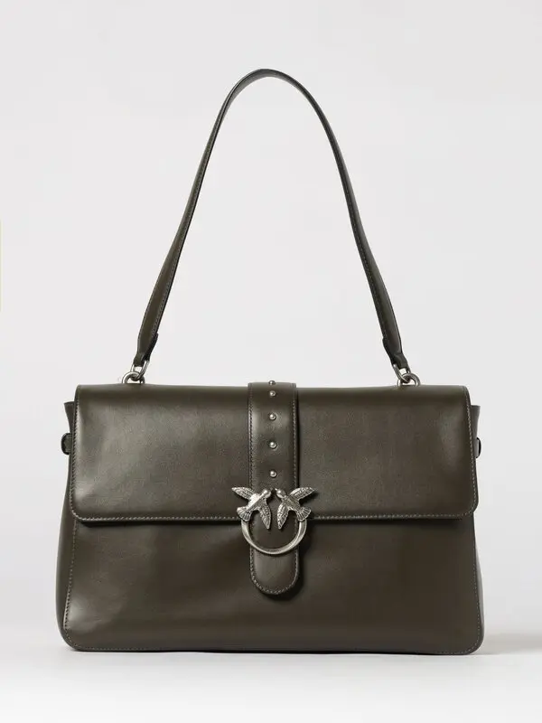 Pinko Maxi Love Bag Slouchy Leather Shoulder Bag