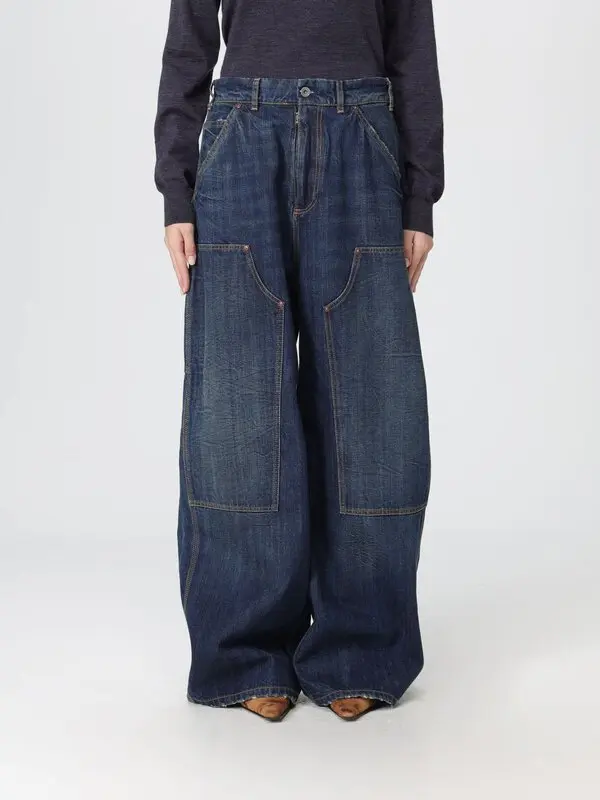 MAISON MARGIELA Wide Leg Jeans - Blue