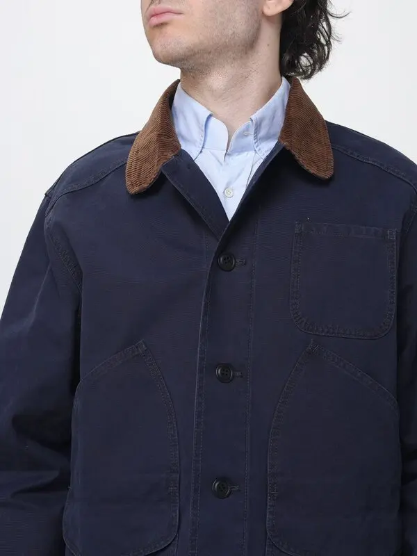 Filson Classic Camouflage Canvas Shirt Jacket - Blue