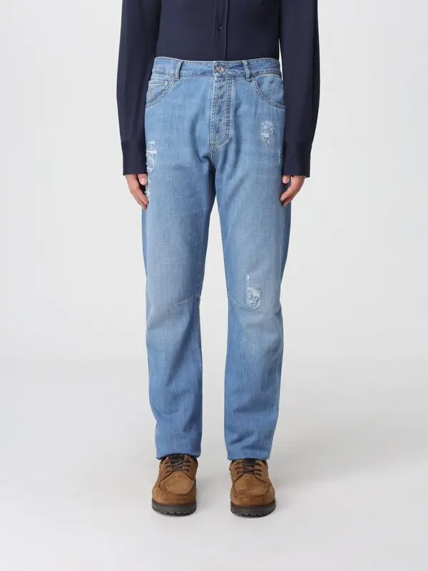 Brunello Cucinelli Distressed Jeans - Denim