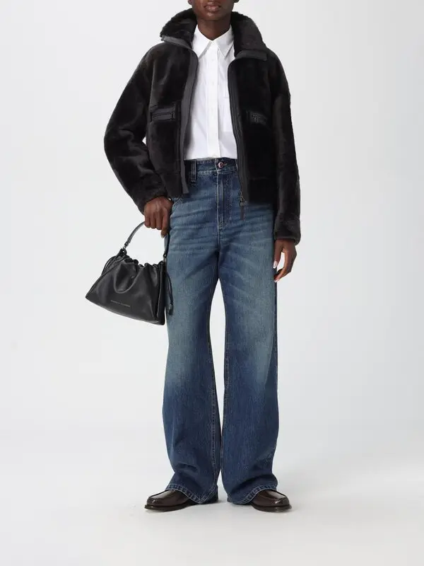Brunello Cucinelli Drawstring Handbag - Black