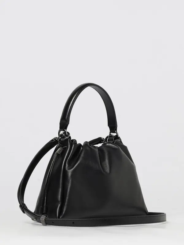 Brunello Cucinelli Drawstring Handbag - Black