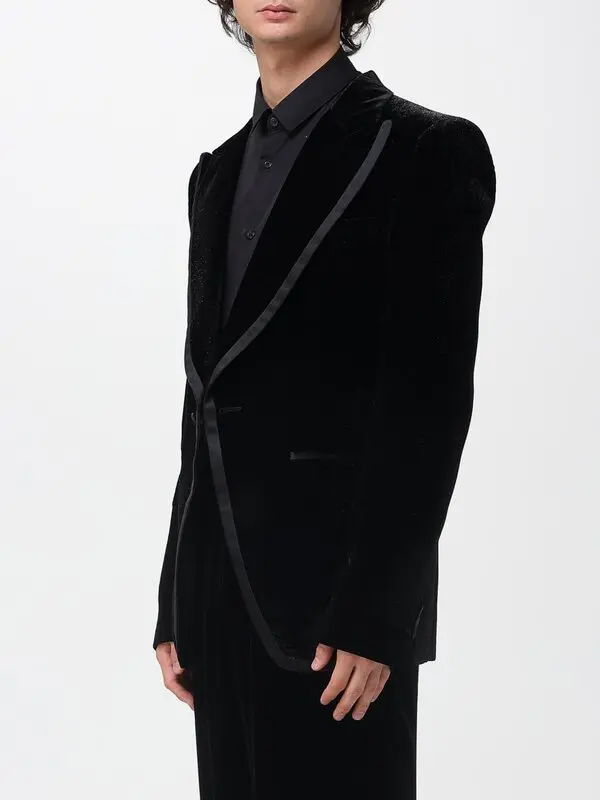Dsquared2 Velvet Blazer - Black