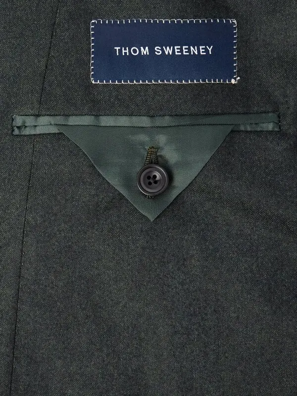 Thom Sweeney Double-breasted Wool Suit