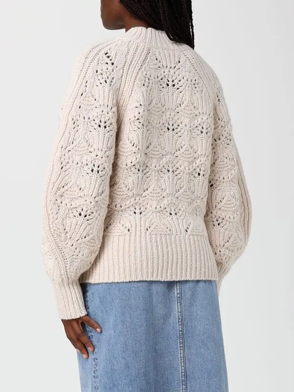 Zimmermann Embroidered Knit Sweater - Beige