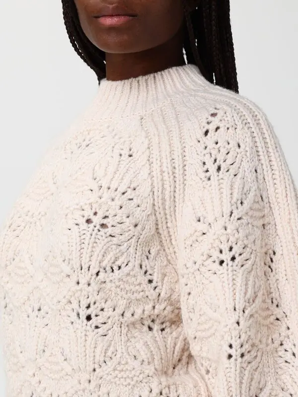 Zimmermann Embroidered Knit Sweater - Beige