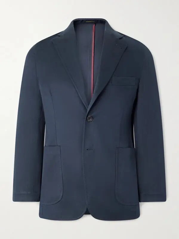 Rubinacci Silk-twill Blazer