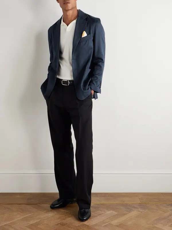 Rubinacci Silk-twill Blazer