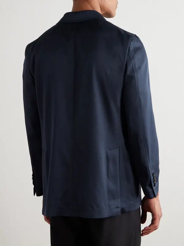 Rubinacci Silk-twill Blazer