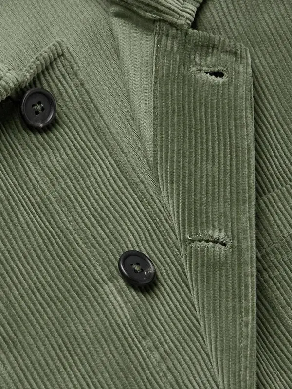 Sid Mashburn Cotton-corduroy Overshirt
