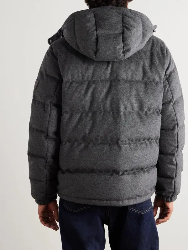 Ralph Lauren Decker Quilted Hooded Jacket - Gray