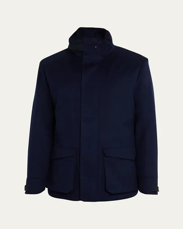 Sease Uptown Padded Cashmere Parka Jacket