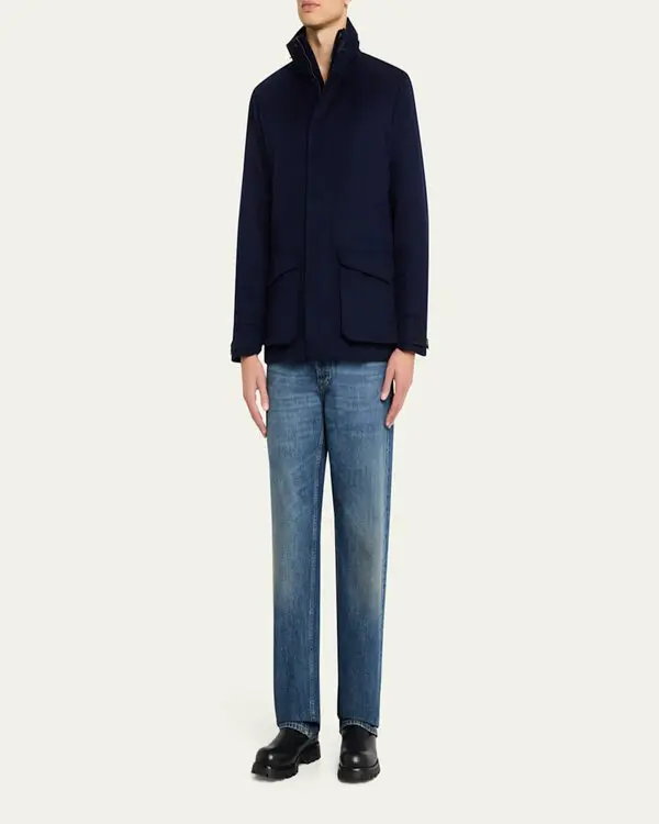 Sease Uptown Padded Cashmere Parka Jacket