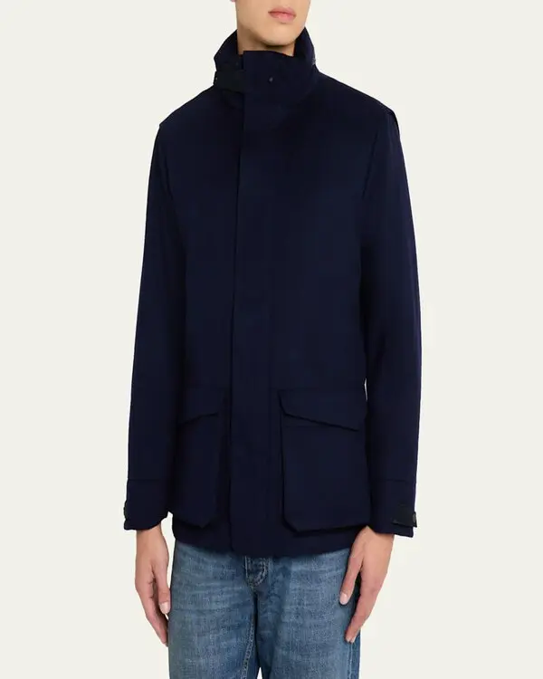 Sease Uptown Padded Cashmere Parka Jacket