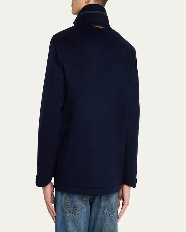 Sease Uptown Padded Cashmere Parka Jacket