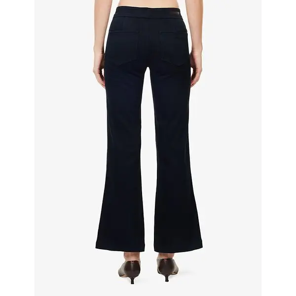 Paige Leenah Slim Wide-leg Jeans - Control