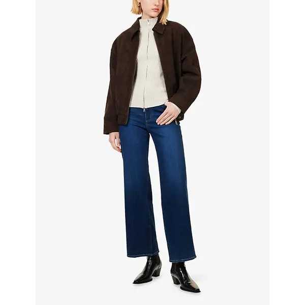 Paige Arellia Barrel-leg Stretch-denim Jeans - Dwell