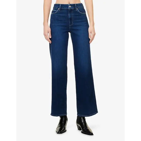 Paige Arellia Barrel-leg Stretch-denim Jeans - Dwell