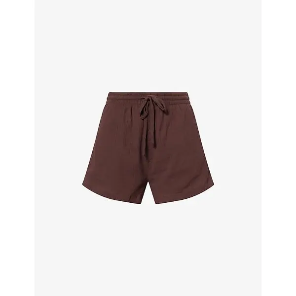 Seafolly Cotton-poplin Drawstring Shorts