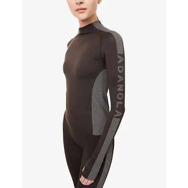 ADANOLA Jacquard Seamless Jersey Top