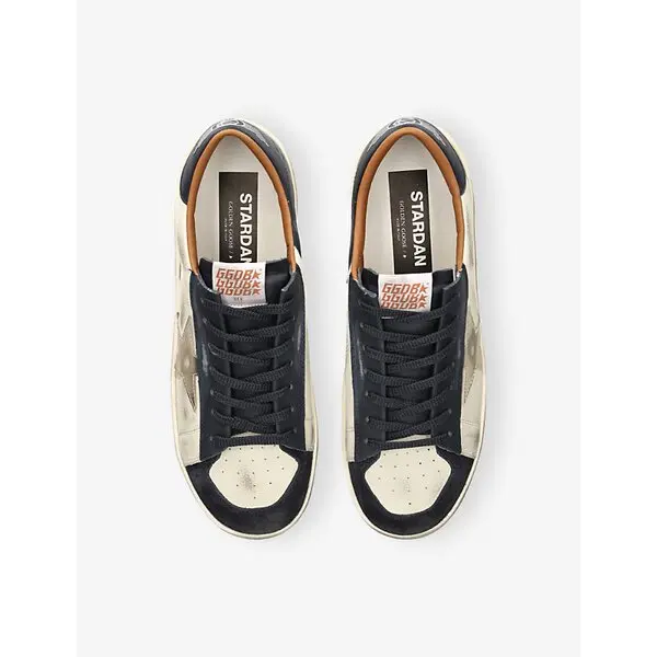 GOLDEN GOOSE Stardan Graffiti Leather Trainers