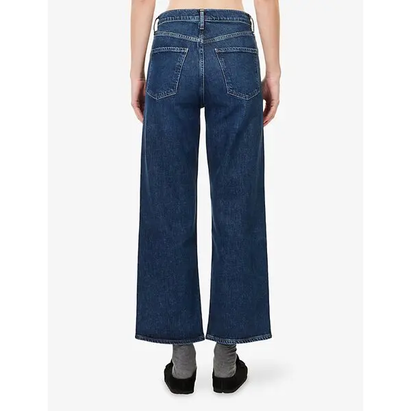 AGOLDE Wide-leg Stretch-denim Jeans