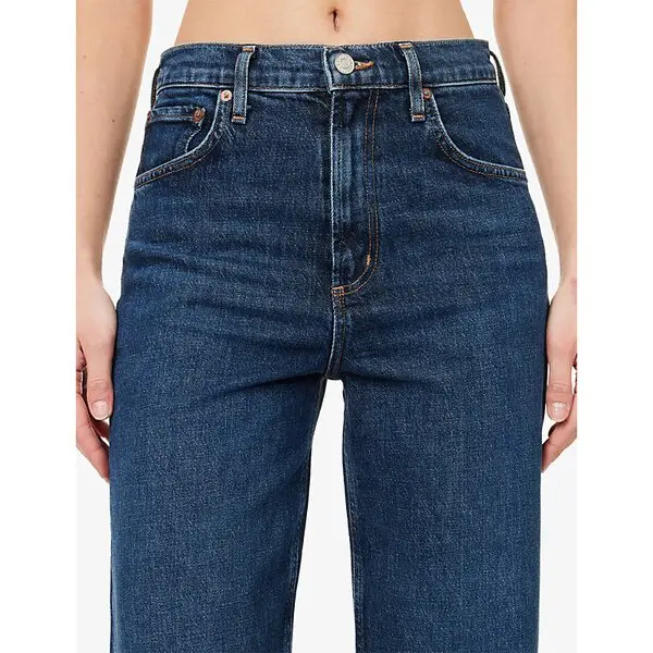 AGOLDE Wide-leg Stretch-denim Jeans