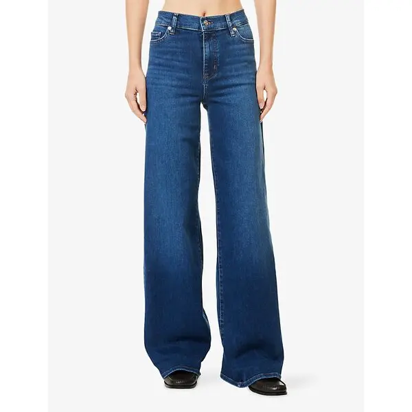 FRAME Le Slim Palazzo Wide-leg Jeans - Solace