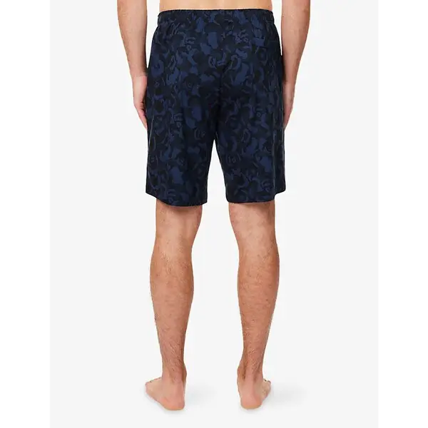 Derek Rose Printed Stretch-jersey Shorts
