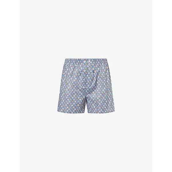 Derek Rose Patterned Cotton Boxer Shorts - Multi-coloured