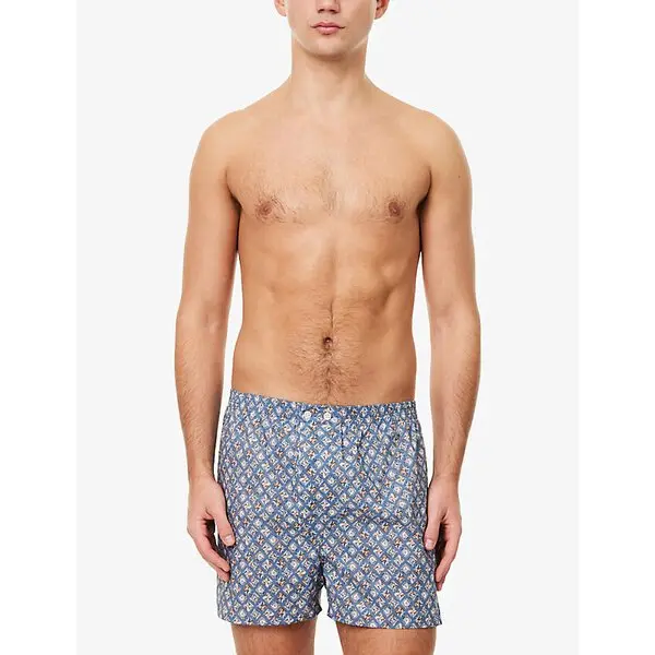 Derek Rose Patterned Cotton Boxer Shorts