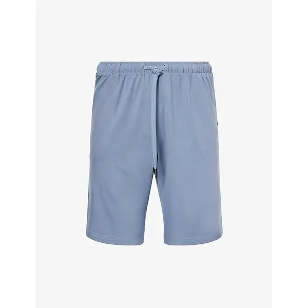 Derek Rose Relaxed Fit Stretch-modal Shorts - Blue