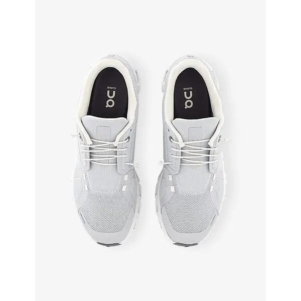On Cloud 6 Mesh Low-top Trainers - Glacier White