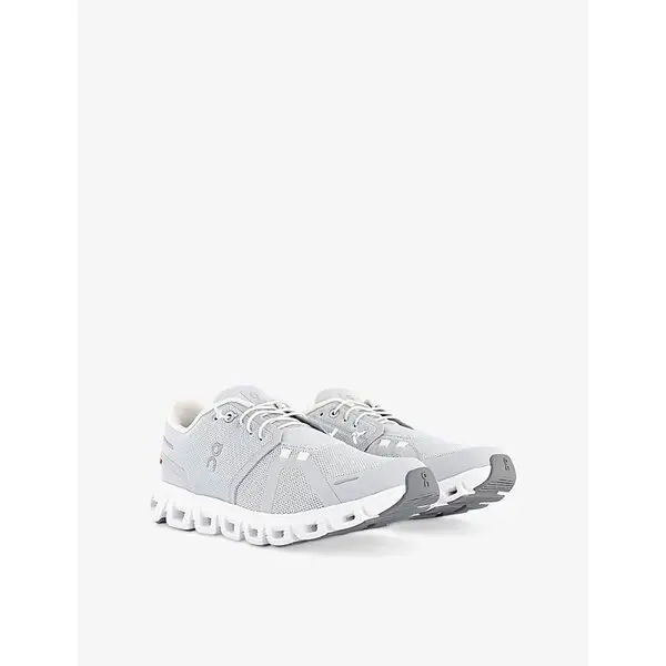 On Cloud 6 Mesh Low-top Trainers - Glacier White