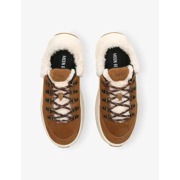 Moon Boot Suede Trainers - Camel