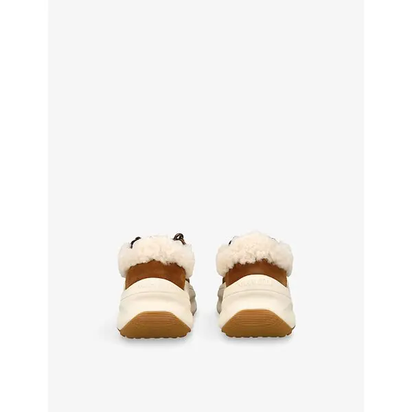 Moon Boot Suede Trainers - Camel