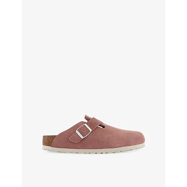 BIRKENSTOCK Boston Suede Clogs