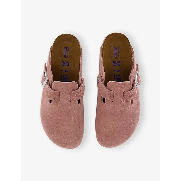 BIRKENSTOCK Boston Suede Clogs